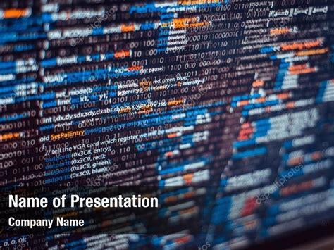 Source Programming Abstract Code Bianry Powerpoint Template Source Programming Abstract Code