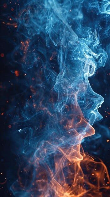 Premium Photo Beautiful Wallpaper Of Smoke Particle Effect