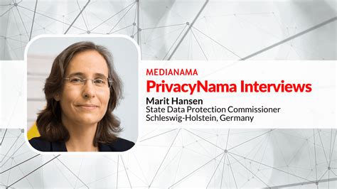 Privacynama Interview Marit Hansen State Data Protection Commissioner Of Schleswig Holstein In
