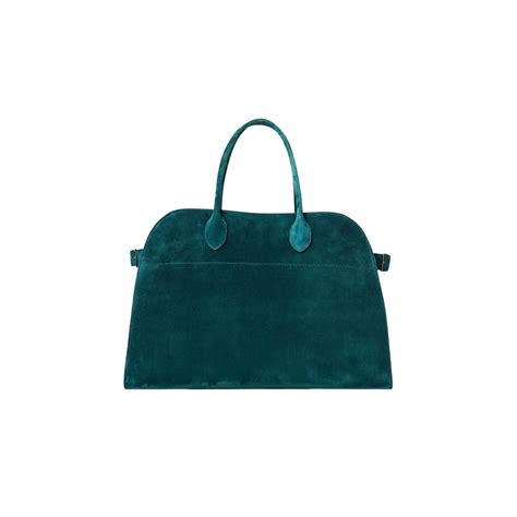 더 로우 소프트 마고 15 스웨이드 백 틸 그린 The Row Kream