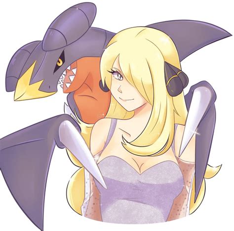 Cynthia And Garchomp Pokemon And More Drawn By Nana Sapphy Danbooru