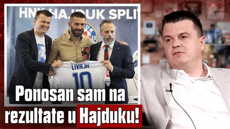 Mindaugas Nikoličius Ponosan Sam Na Rezultate Hajduka U Svom Mandatu