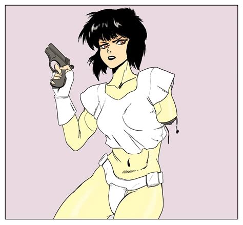 I Sketched This Major For Inktober R Ghost In The Shell