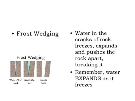 Chapter Weathering The Breakup Of Rock Due To Exposure To Processes On The Earths Surface