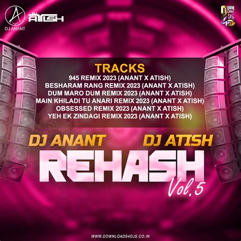 Rehash Vol5 Dj Anant X Dj Atish Downloads4djs