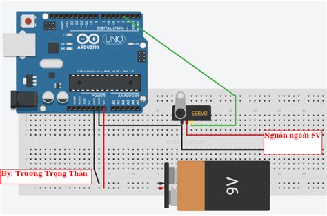 Điều Khiển động Cơ Servo Từ Xa Bằng Biến Trở Sử Dụng Module Nrf24l01