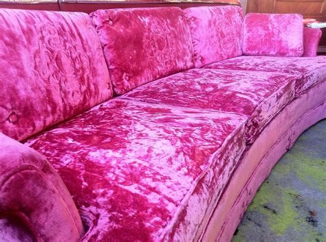 Hot Pink Velvet Sofa At Darlene Gilbert Blog