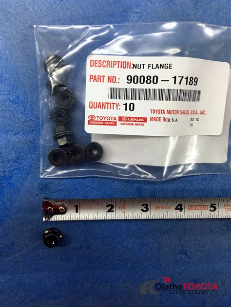 2003 2022 Toyota Back Up Light Assembly Nut 90080 17189 Toyota Parts