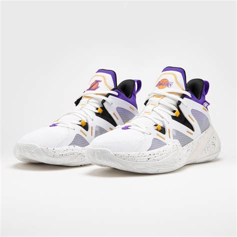 Mens Womens Basketball Shoes 900 Nba Mid 3 White Nba Los Angeles Lakers