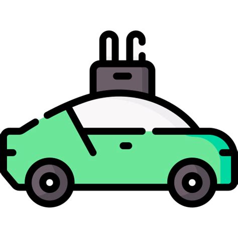 Electric Car Special Lineal Color Icon