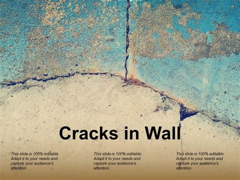 Cracks In Wall Ppt PowerPoint Presentation Summary Layouts