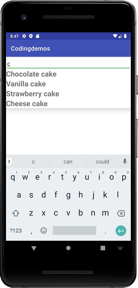 How To Register A Autocomplete View Linsey Cathad