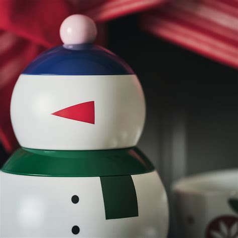 Vinterfint Tin With Lid Set Of 3 Snowman Ikea