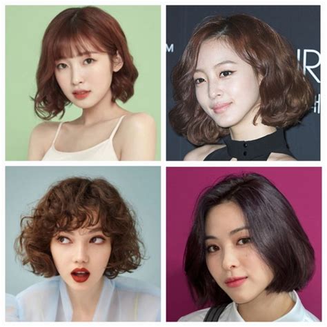 여자 짧은 단발펌 C컬 S컬 웨이브펌 히피펌 아린 류진 한예슬 머리 네이버 블로그