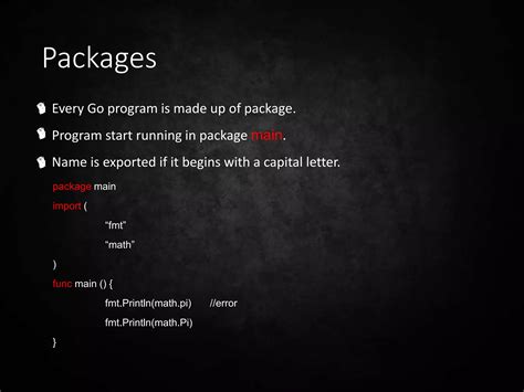 Go Programming Language Golang Pptx Programming Languages Computing