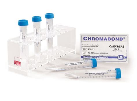 Quechers Extraction Mix Xii 15 Ml C Tubes 1 25 G Solid Phase