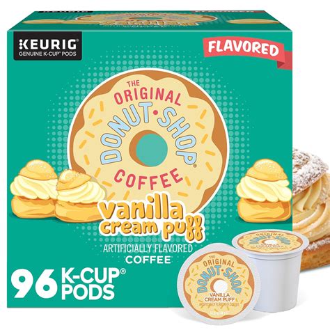 The Original Donut Shop Vanilla Cream Puff Coffee Keurig