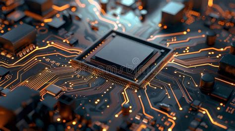 The Technician Will Place The CPU In The Socket By Generative AI Stock Image Image Of