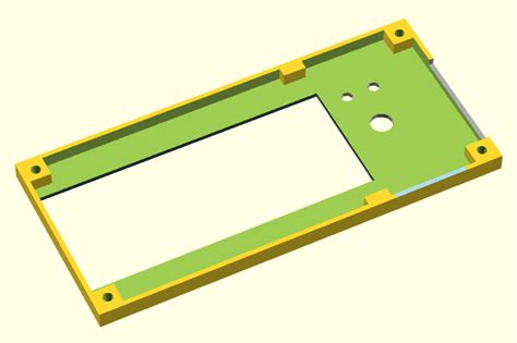 Think DPrint D Using OpenSCAD To Design A Basic LCD Enclosure