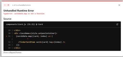 Typeerror Cardsdatamap Is Not A Function Moralis General Moralis