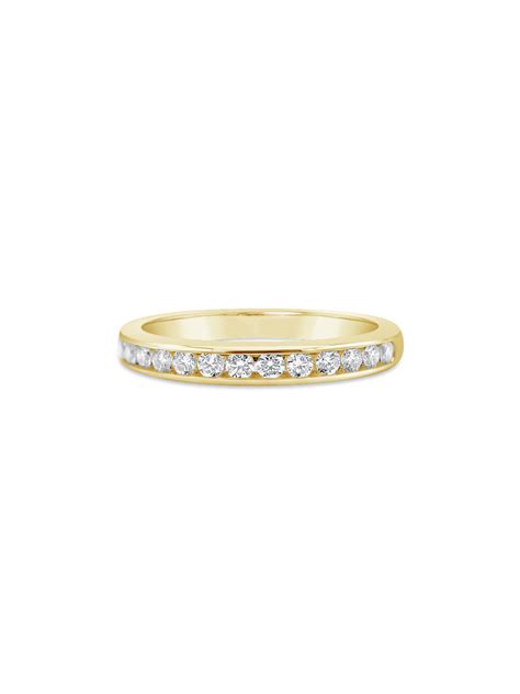 Tiffany And Co 2 5mm Setting Ehering Half Circle Bandring Gelbgold Luxus Aus Zweiter Hand
