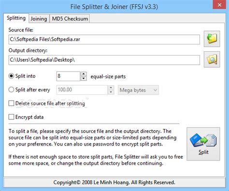 File Splitter And Joiner Download Softpedia