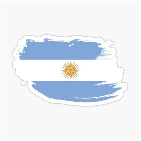 Argentina Flag Sticker For Sale By Your Flag Redbubble