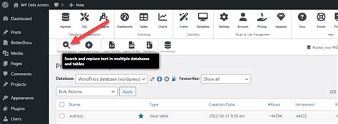 global search and replace wp data access