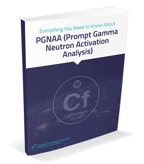 Material Analysis Prompt Gamma Neutron Activation Analysis Pgnaa Frontier Technologies