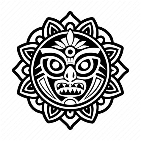 Idol Statue Goddess Tribal Tattoo Icon Download On Iconfinder