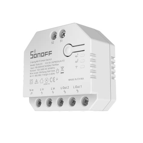 Sonoff Dual R3 5 790 Ft IoTcentrum Hu