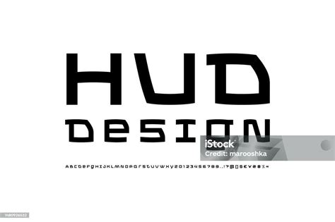 기술 글꼴 디지털 사이버 알파벳 최신 유행 현대 라틴 문자 Az 및 아랍 숫자 09 디자인 미래 벡터 일러스트 레이 션 10eps 가상현실에 대한 스톡 벡터 아트 및 기타