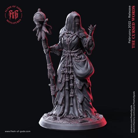The Cursed Witch Dnd Miniature Pathfinder Miniature 4623689440
