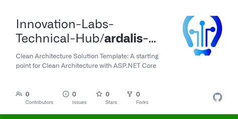 Github Innovation Labs Technical Hub Ardalis Cleanarchitecture Clean Architecture Solution