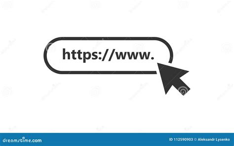 Address And Navigation Bar Icon Vector Illustration Stock Vector Illustration Of Hand