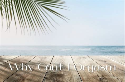 Why Can T I Orgasm SEXUAL FOCUS