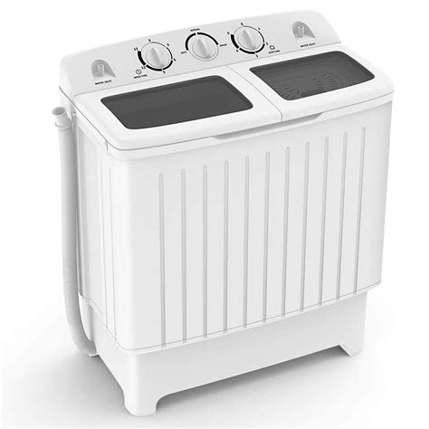 Free Shipping Costway Portable Washing Machine Twin Tub Compact