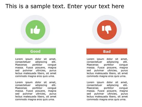 Good Bad 69 PowerPoint Template