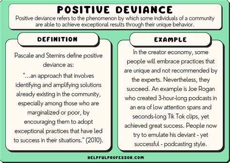 Examples Of Positive Deviance In Communities