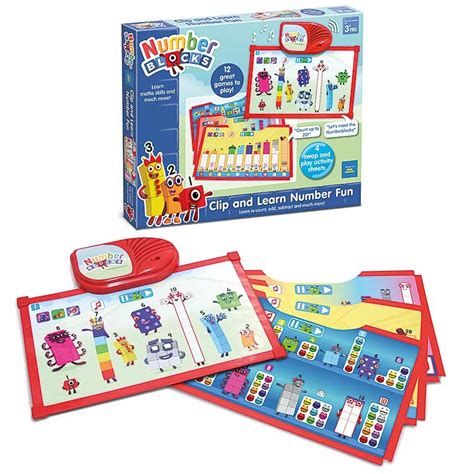 numberblocks clip and learn number fun early learning toys