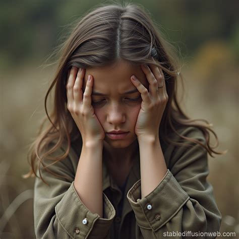 Embarrassed Facial Expression Stable Diffusion Online