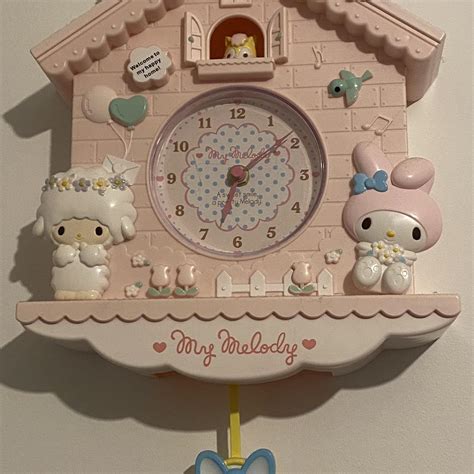 Hello Kitty Clock Hello Kitty Depop