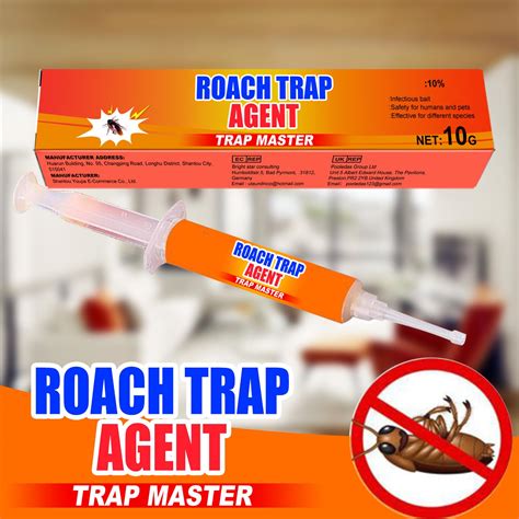Cockroach Trap Masterready To Use Cockroach Killerroach Trap Mastercockroach Gel Bait