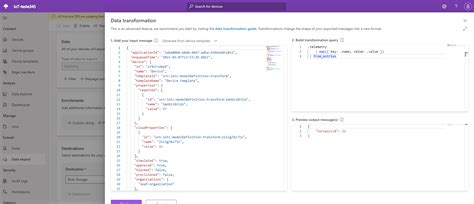 Try To Export Iot Services Json Data To Azure Blob Storage Stack