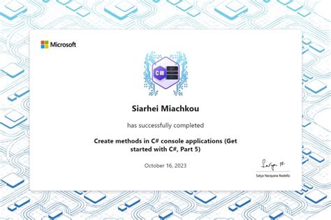 i ve just finished the get started with c course at microsoft learn