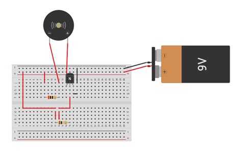 Circuit Design Transistor Touch Sensor Circiut Tinkercad