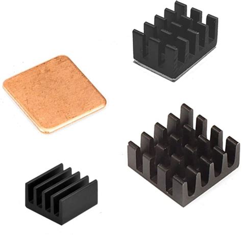 Amazon Com Easycargo Raspberry Pi Heatsink Kit Aluminum Copper M Thermal Conductive