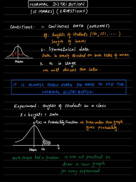 S1 Normal Distribution Explanation Only Pdf