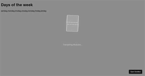 Dayjs Dynamic Locale0import Forked Codesandbox