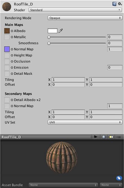 Unity Manual Material